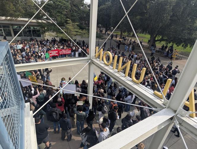 Students walk out of class to protest ICE | News | davisenterprise.com