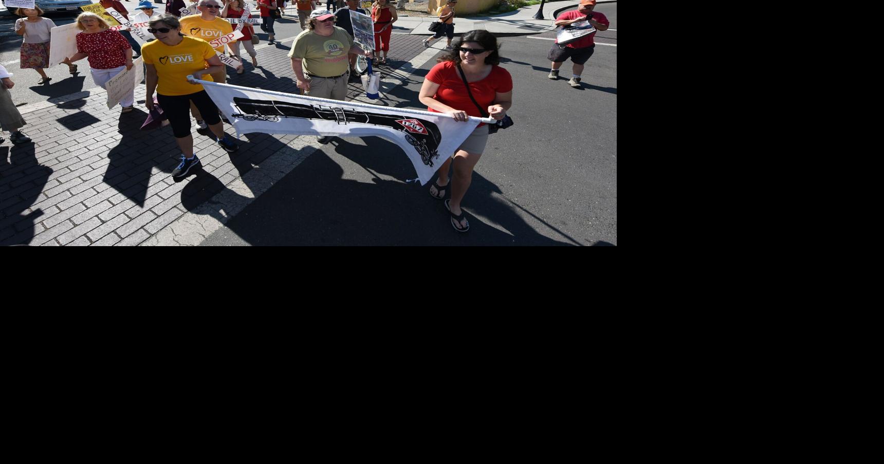 Oil train protest photos | Do-not-import | davisenterprise.com
