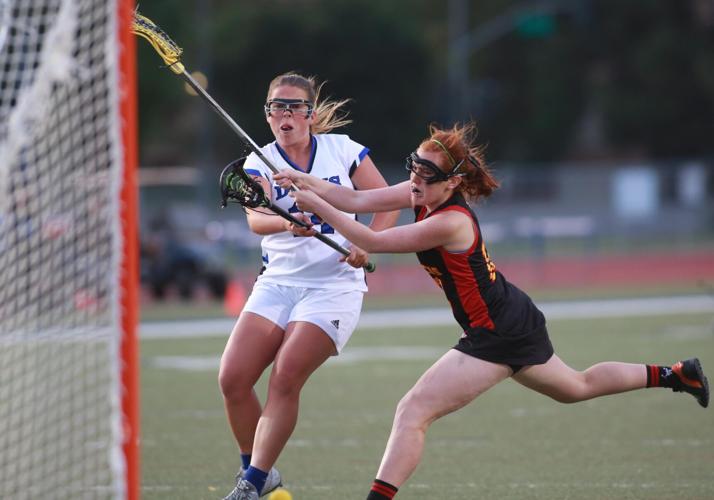 Anna Belenis and Isabella Babich DHS girls lacrosse vs. St. Francis ...