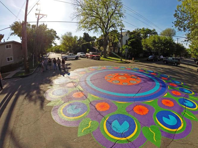 Mandala street mural photos | Do-not-import | davisenterprise.com