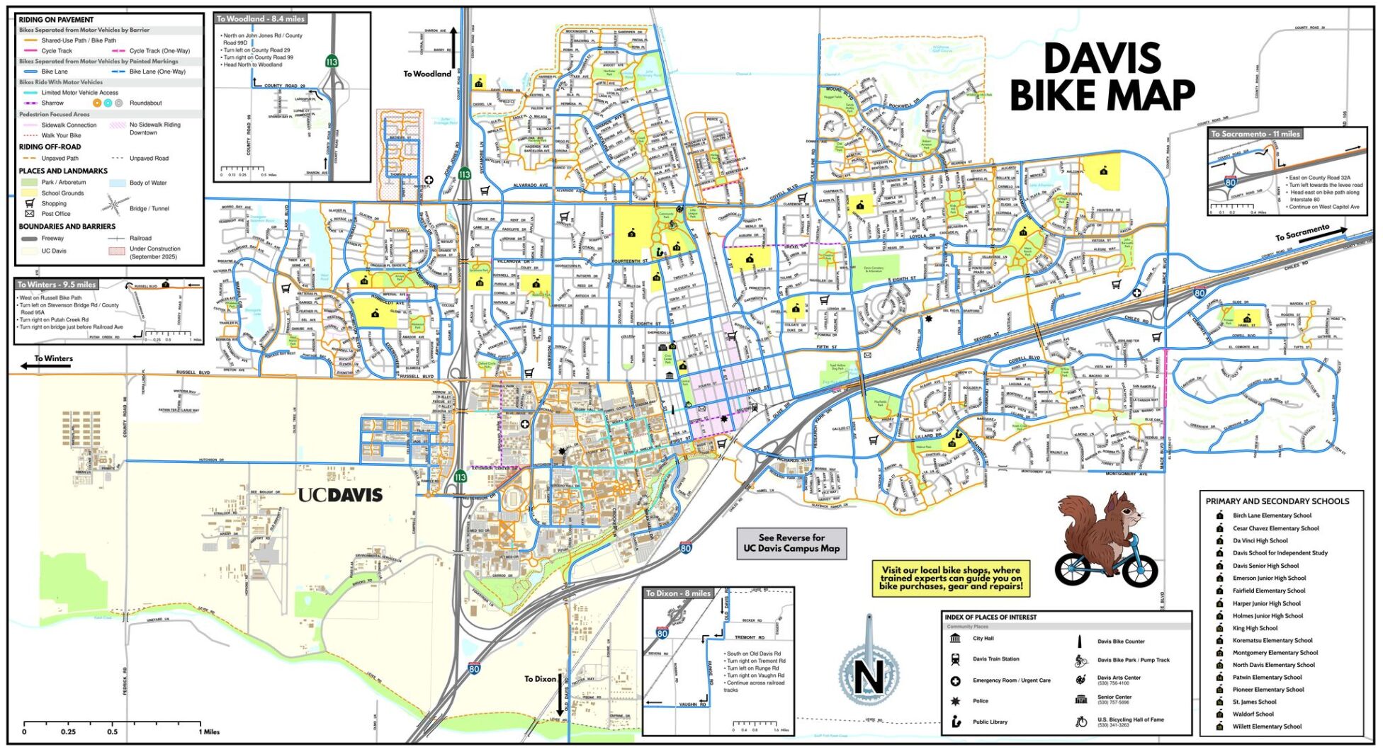City launches updated bike map | News | davisenterprise.com