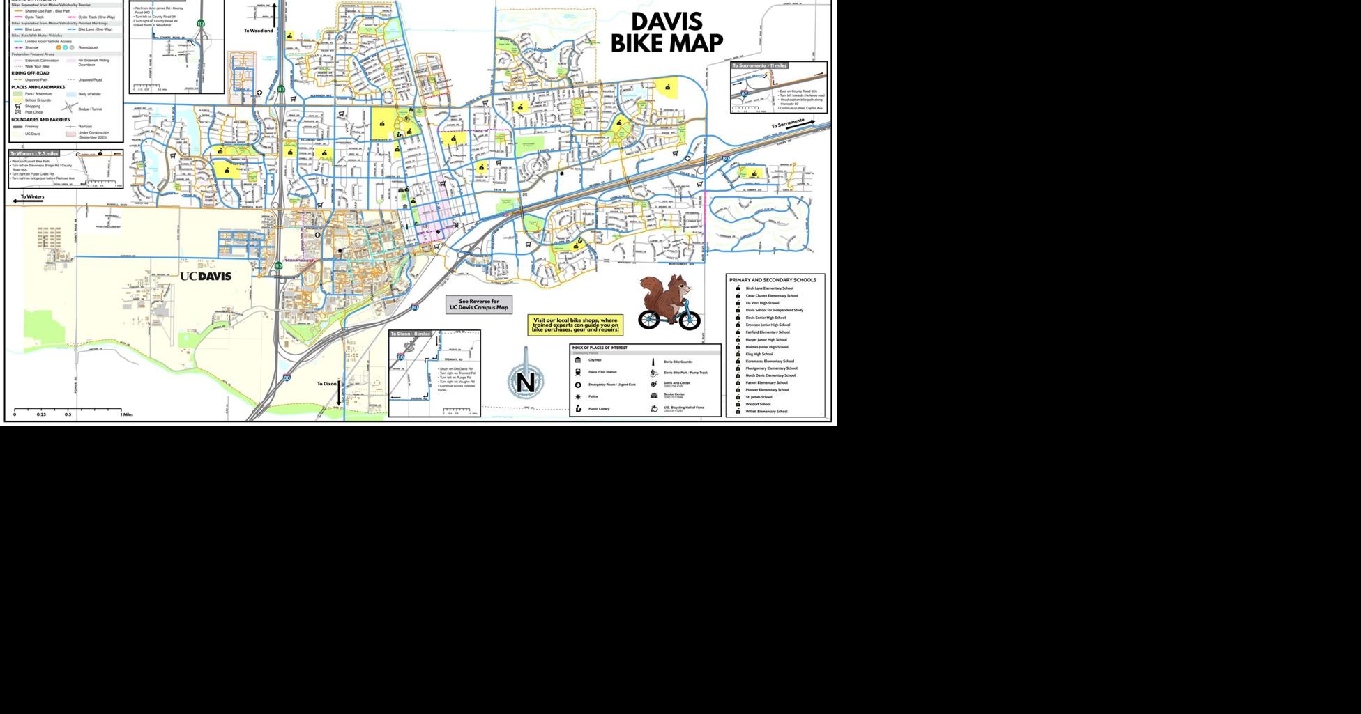 City launches updated bike map | News | davisenterprise.com