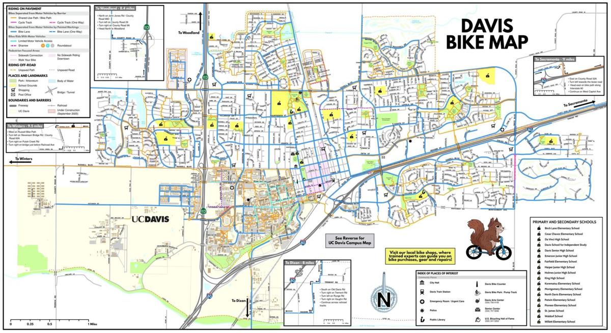 City launches updated bike map | News | davisenterprise.com