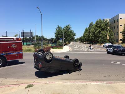 UCD rollover crash causes minor injuries | Crime, Fire + Courts ...