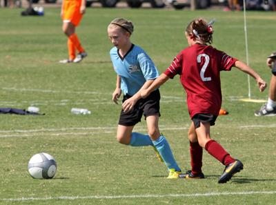 Chloe Adams (Bolts) and Michela Gunther (Phoenix) AYSO photos | Do-not ...