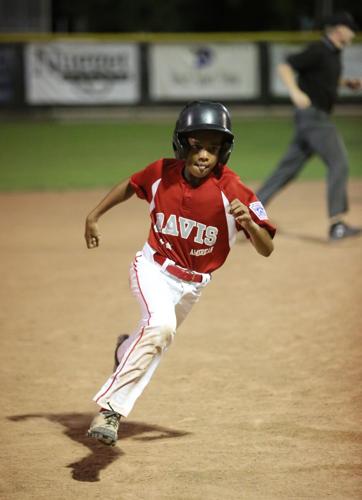 Bryce Barker, Joby Antony, Matthew Young and Grafton Shorts Davis American 9-10 All-Stars vs ...