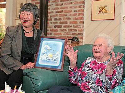 Yamada celebrates two Woodland women on their 100th birthdays | News ...