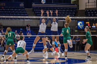 Volleyball: Aggies defeat Hornets in four sets | Aggies ...