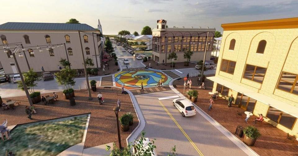 Mural puts the capstone on Franklin’s $13.4M streetscape project ...