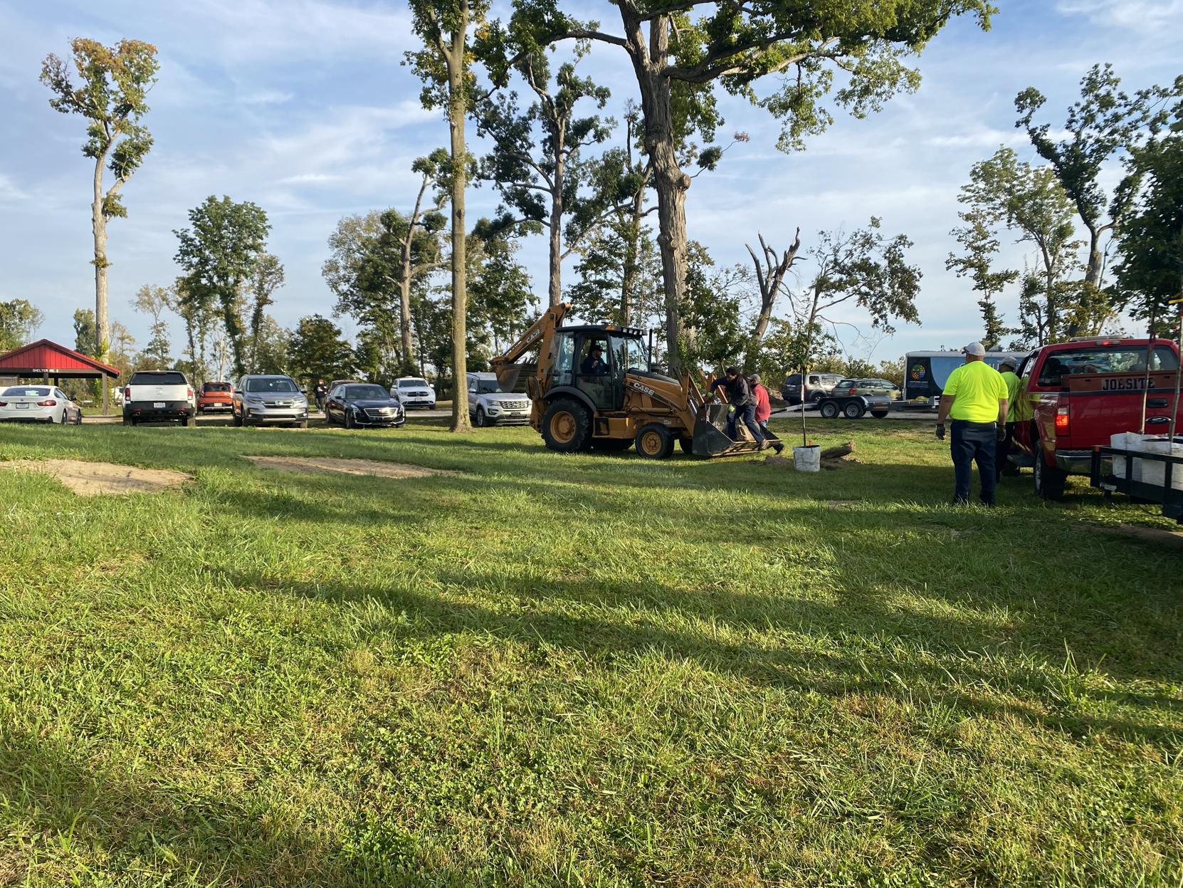 ‘Bringing the park back to life’: 81 trees planted in tornado-damaged ...