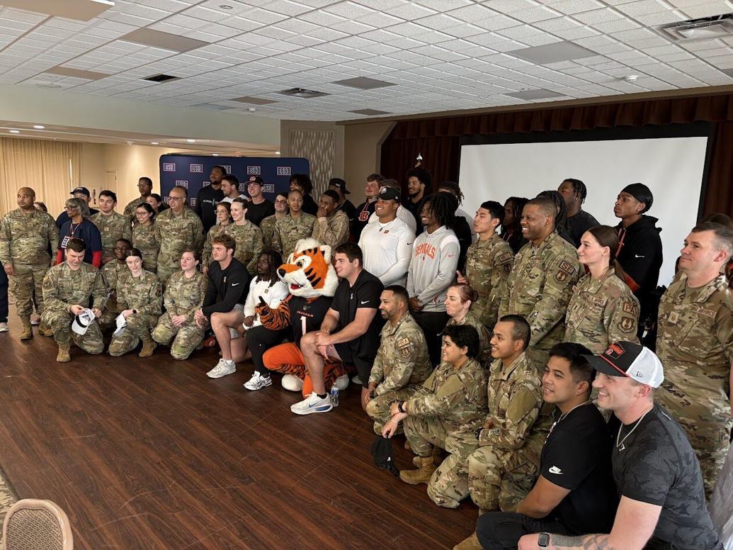 Bengals rookies tour Wright-Patterson Air Force Base | Local ...