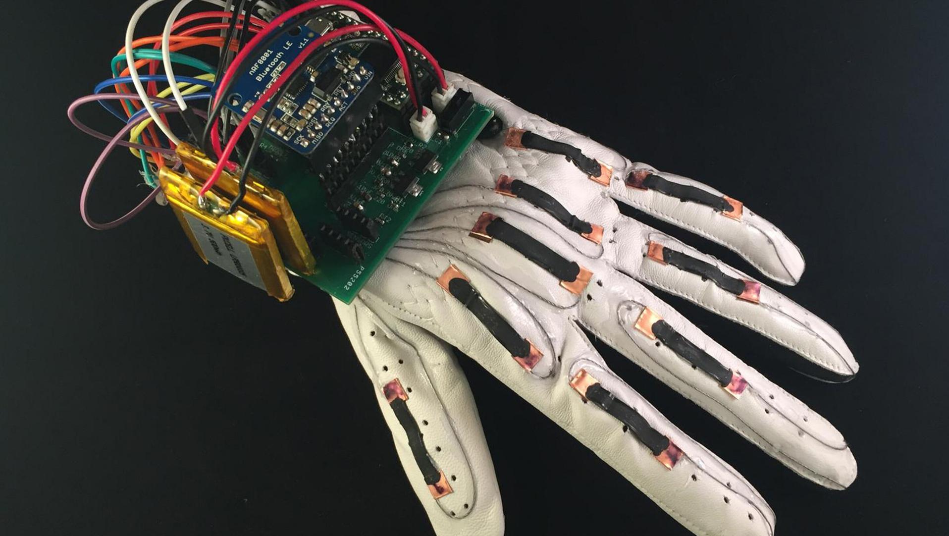 High-tech glove that can translate sign language alphabet | Dayton ...