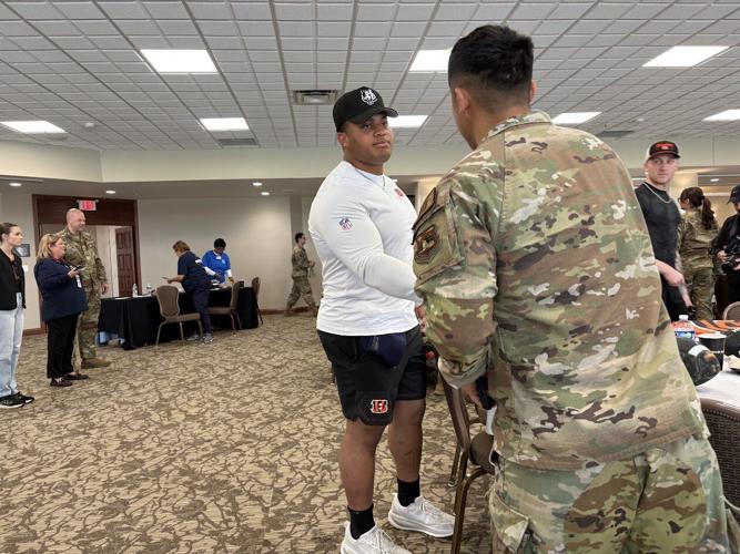 Bengals rookies tour Wright-Patterson Air Force Base | Local ...