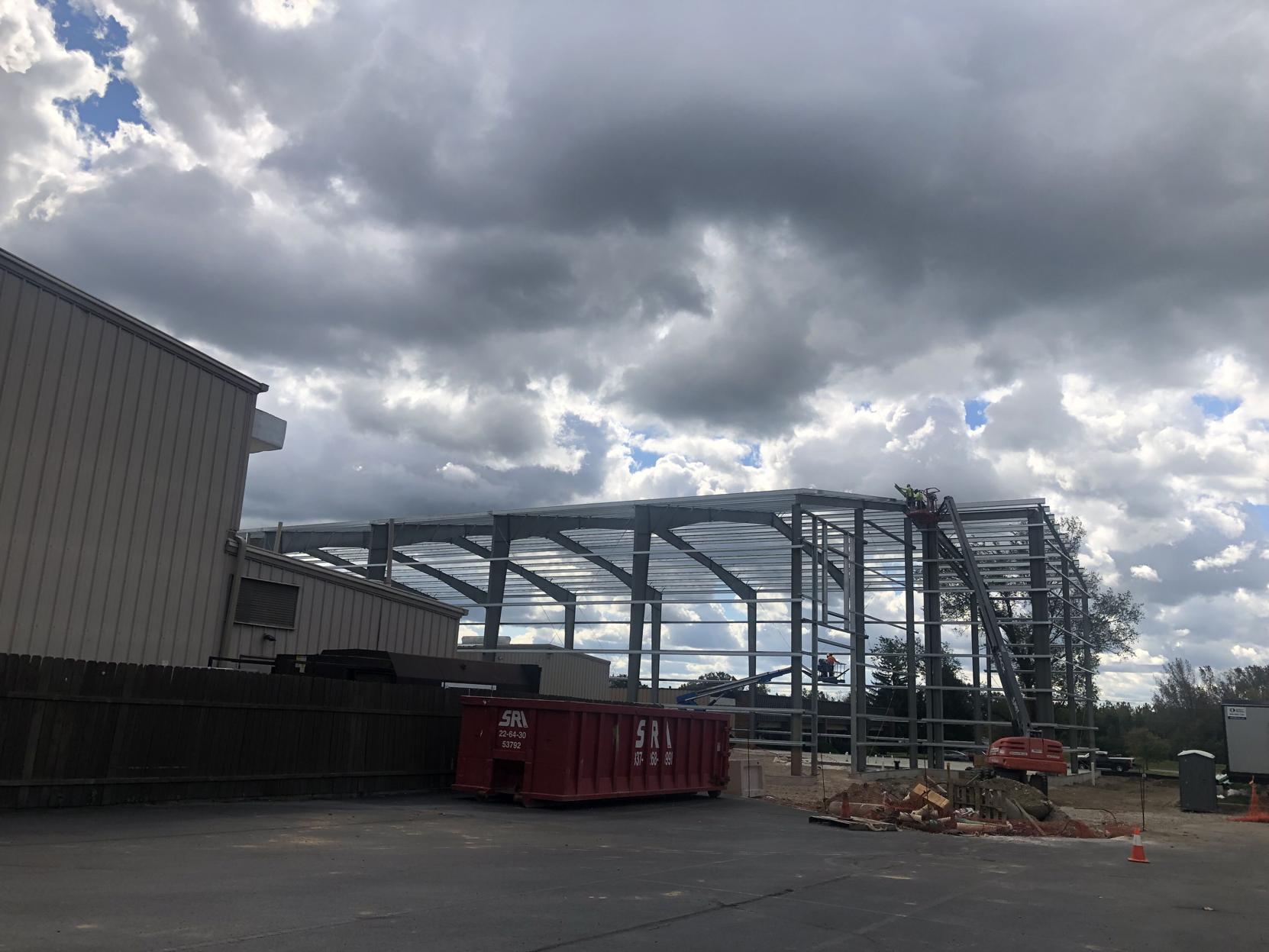 Exterior of new LaComedia’s storage building to be completed next month ...