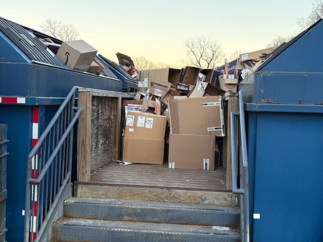 Boxes abound in Oakwood: Cardboard recycling increase a gift to city ...