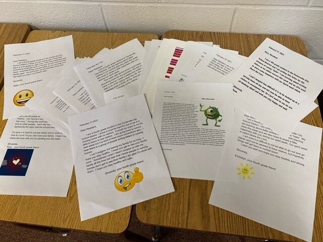 4th-grade class uses letter-writing exercise to reach out during ...