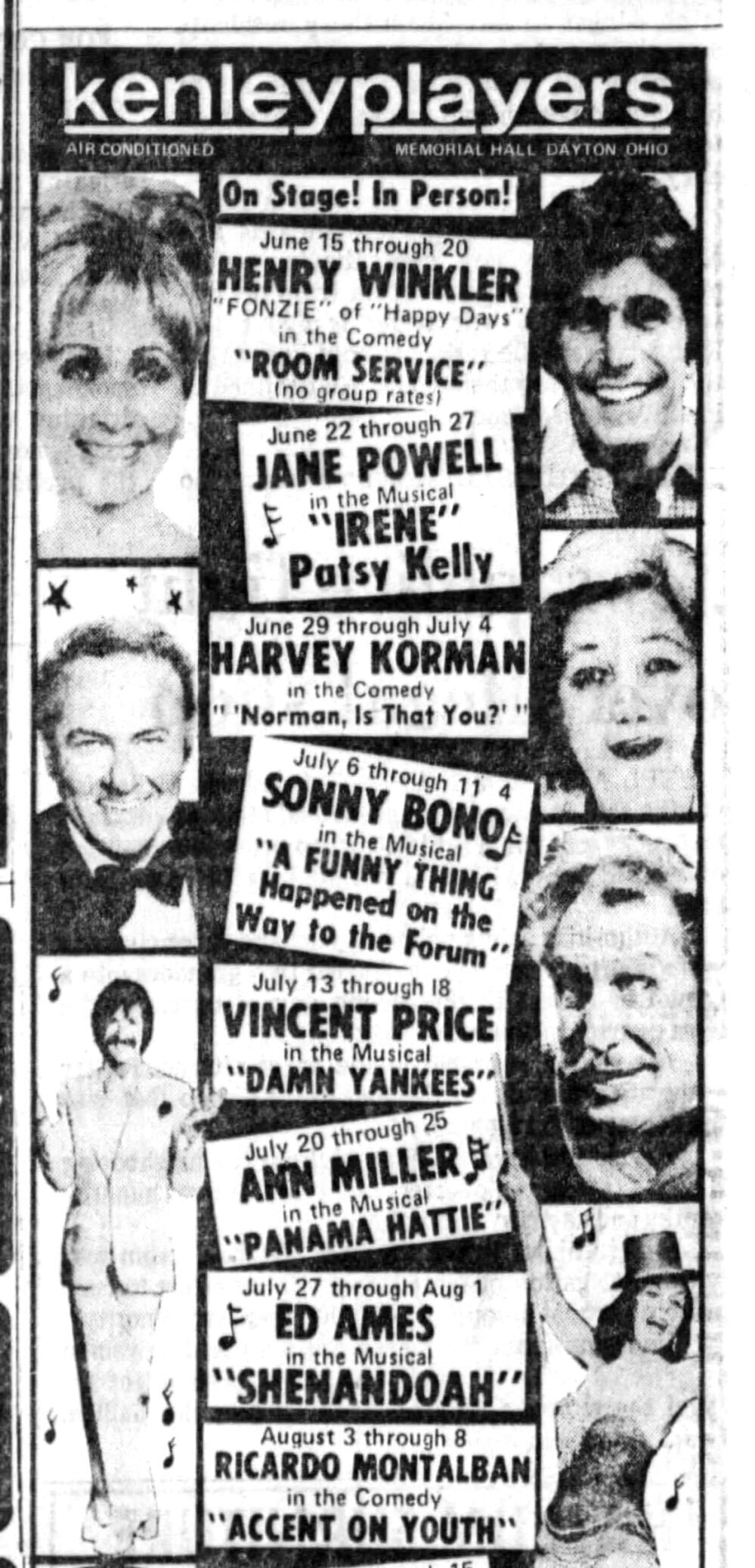 On this day 50 years ago: DDN reports on Henry Winkler joining Kenley ...