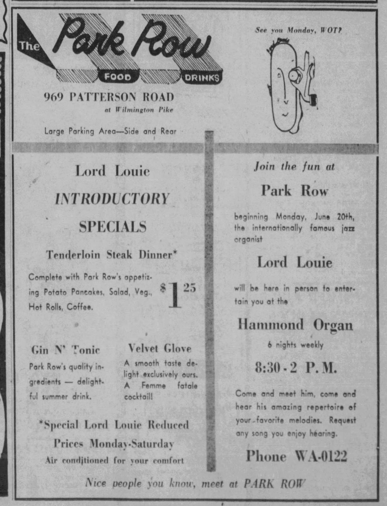 Dayton recipes: Remembering Park Row on Patterson Road | Dayton ...