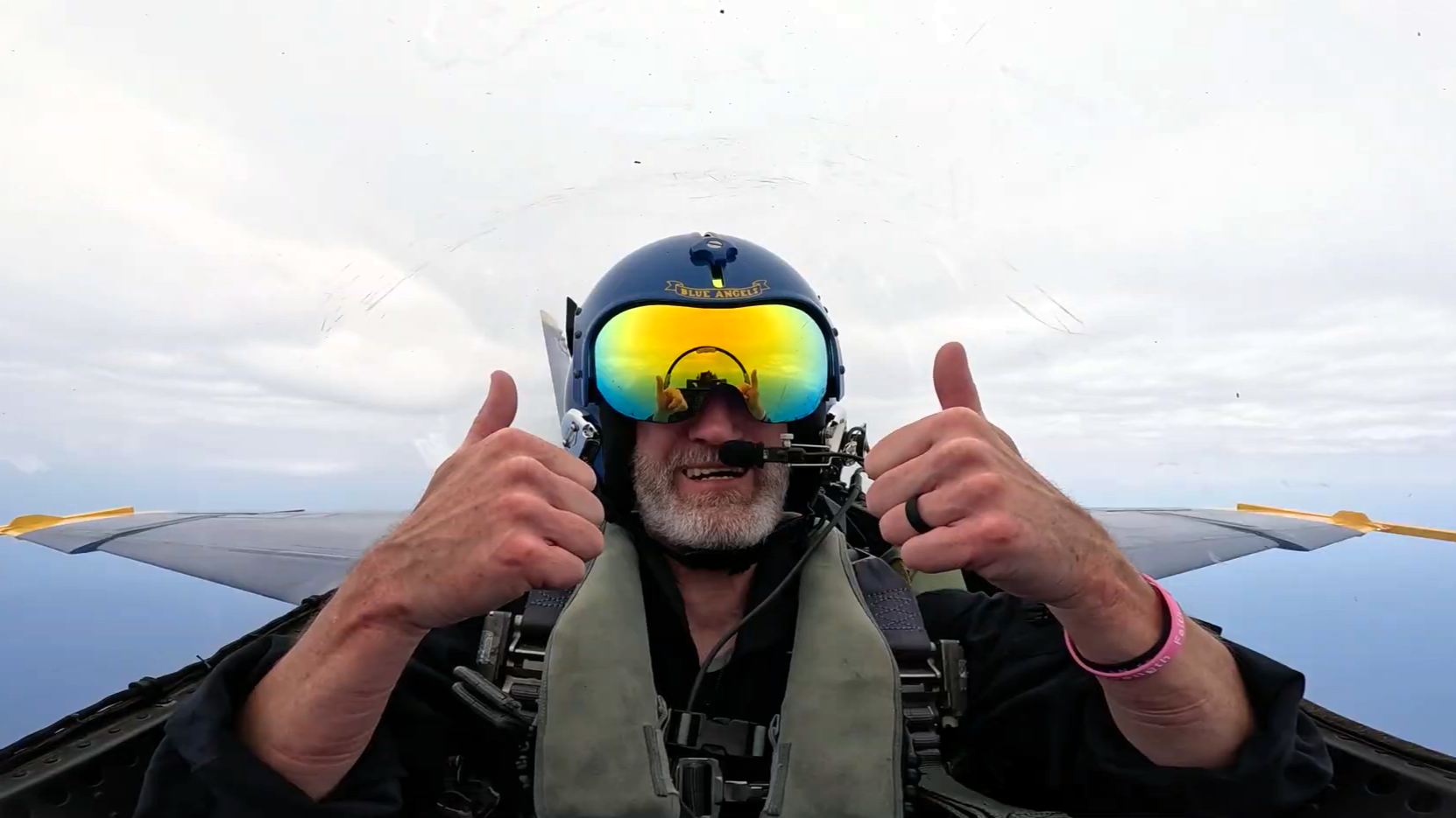 ‘Get it, Granddad!’ Miamisburg teacher who saved a life flies with Blue ...