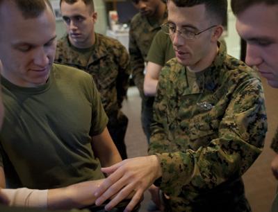 Navy corpsman shares skills with Marines | Features | dcmilitary.com