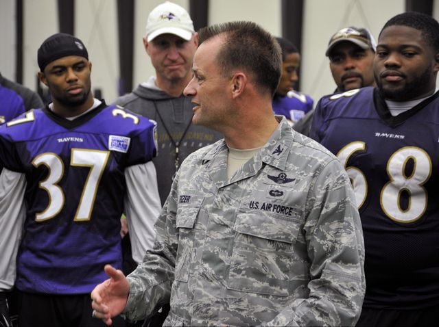 11th Wing Airmen meet the Baltimore Ravens | News | dcmilitary.com