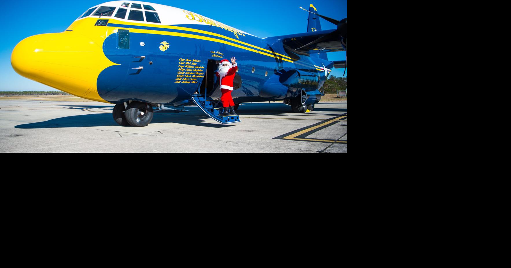Navy’s Blue Angels help Santa, Marines deliver toys | Local ...