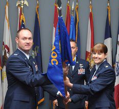 614th AOC Det One Commander Passes Guidon | Features | dcmilitary.com