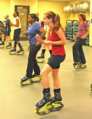 New Exercise Class Offers Fun, Fitness with Spring-Loaded Boots ...