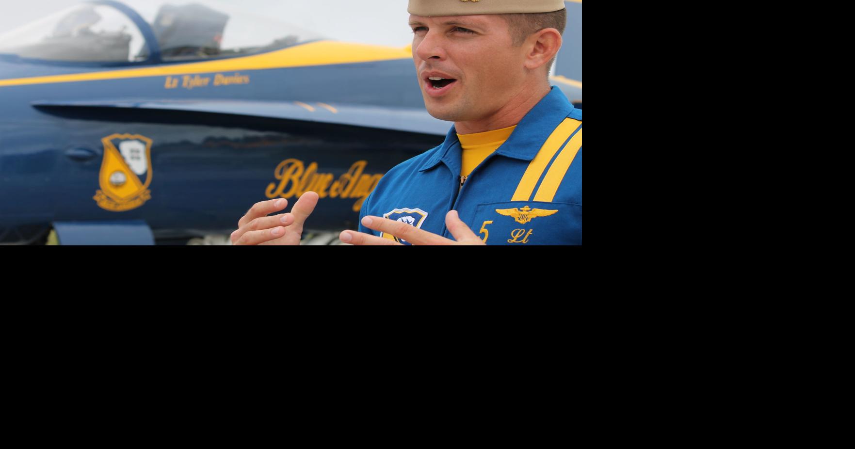 Blue Angels pilot still gets excited at air shows, enjoys inspiring ...