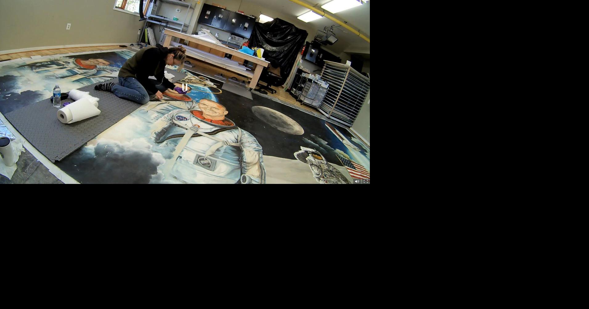 Iconic mural’s journey from Officers Club to naval air museum | Local ...