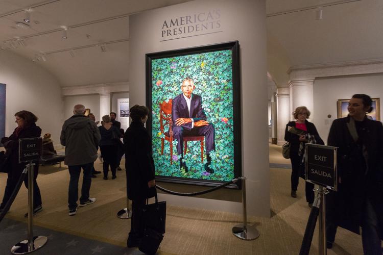 Portraits of Obamas unveiled at National Portrait Gallery | Local ...