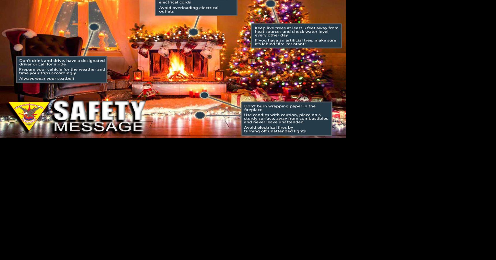 December safety tips as we prepare for the holidays | Local ...