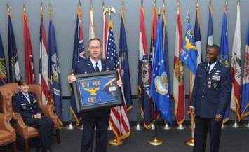 614th AOC Det One Commander Passes Guidon | Features | dcmilitary.com