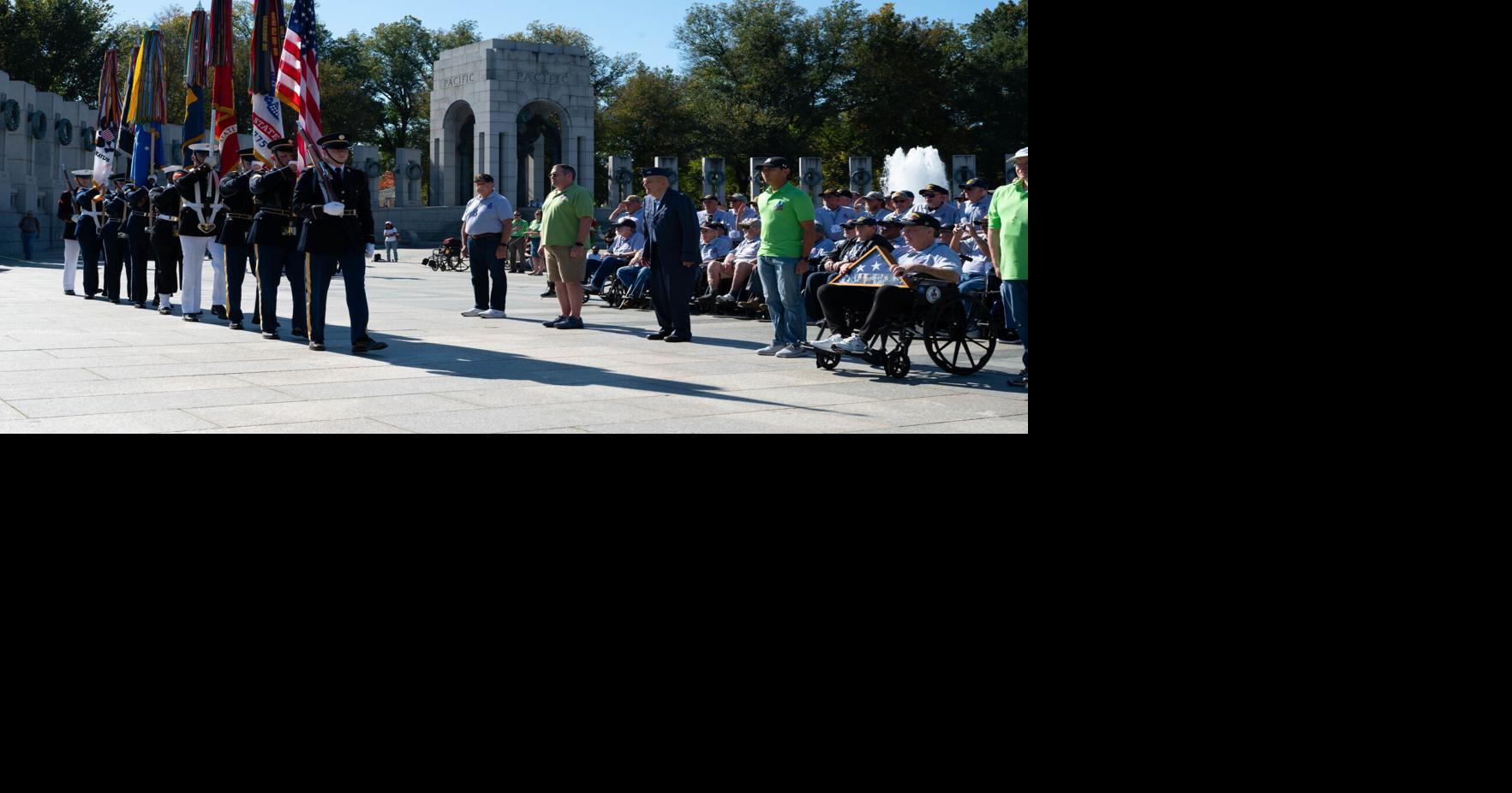 Joint Service Color Guard presents colors to wartime veterans | At Ease ...