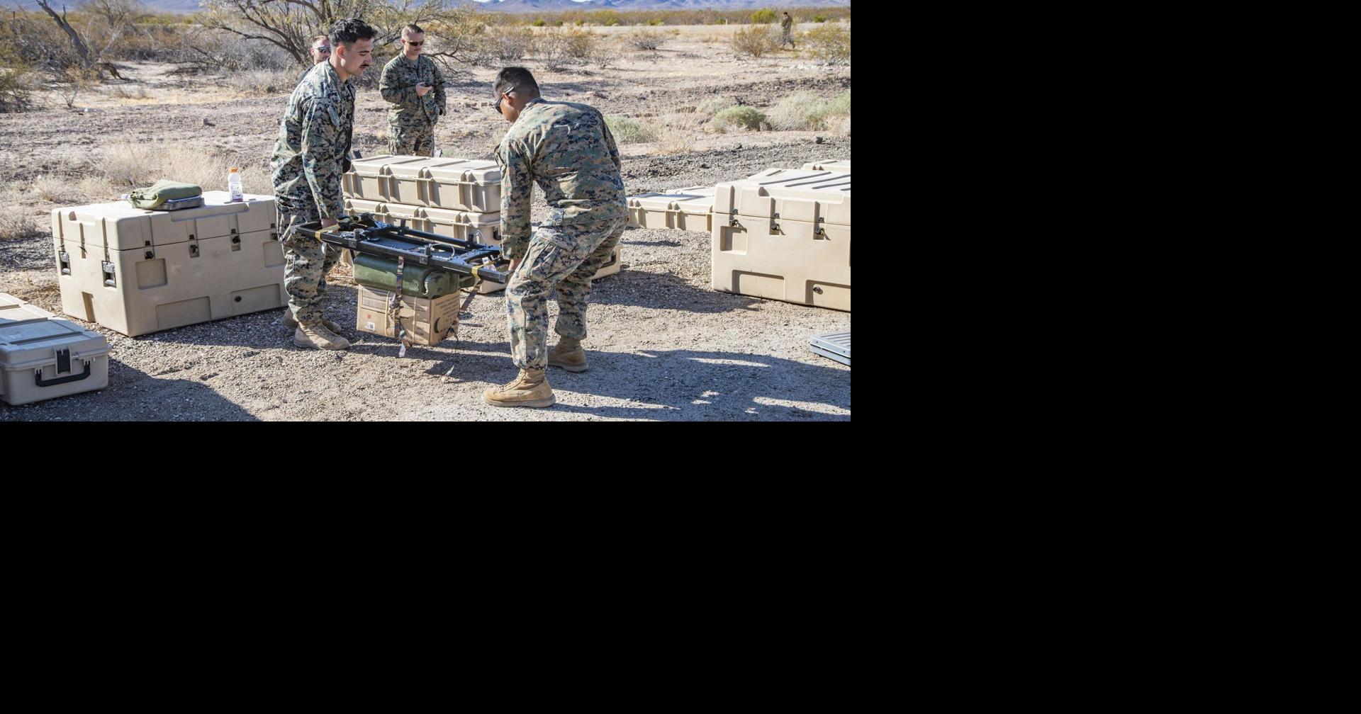 Marines look at tactical resupply UAS during field assessment | Tenant ...