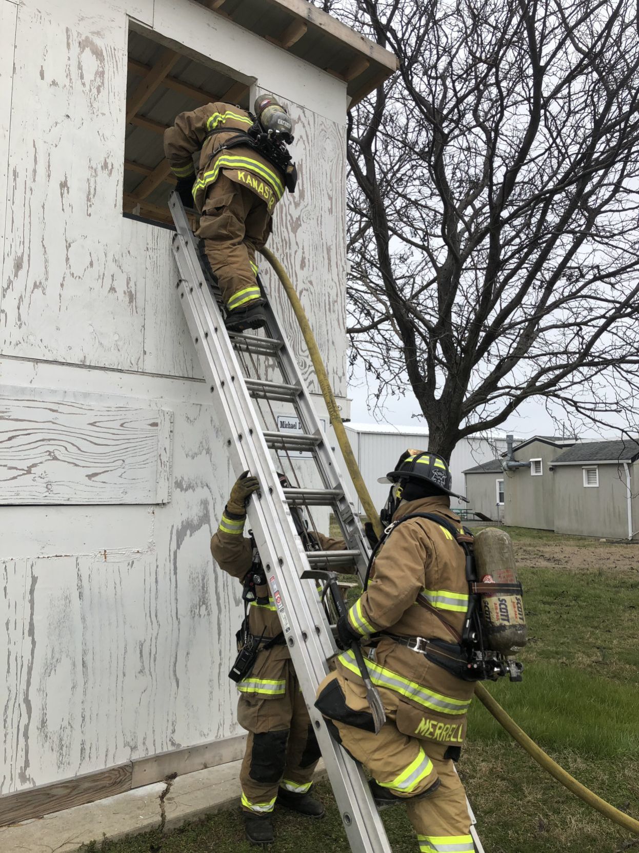 Firefighters at Webster build training prop from found, donated ...