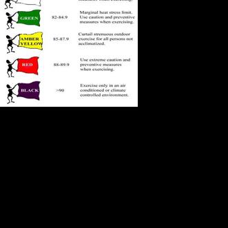 Warmer weather brings out WBGT flags | Local | dcmilitary.com