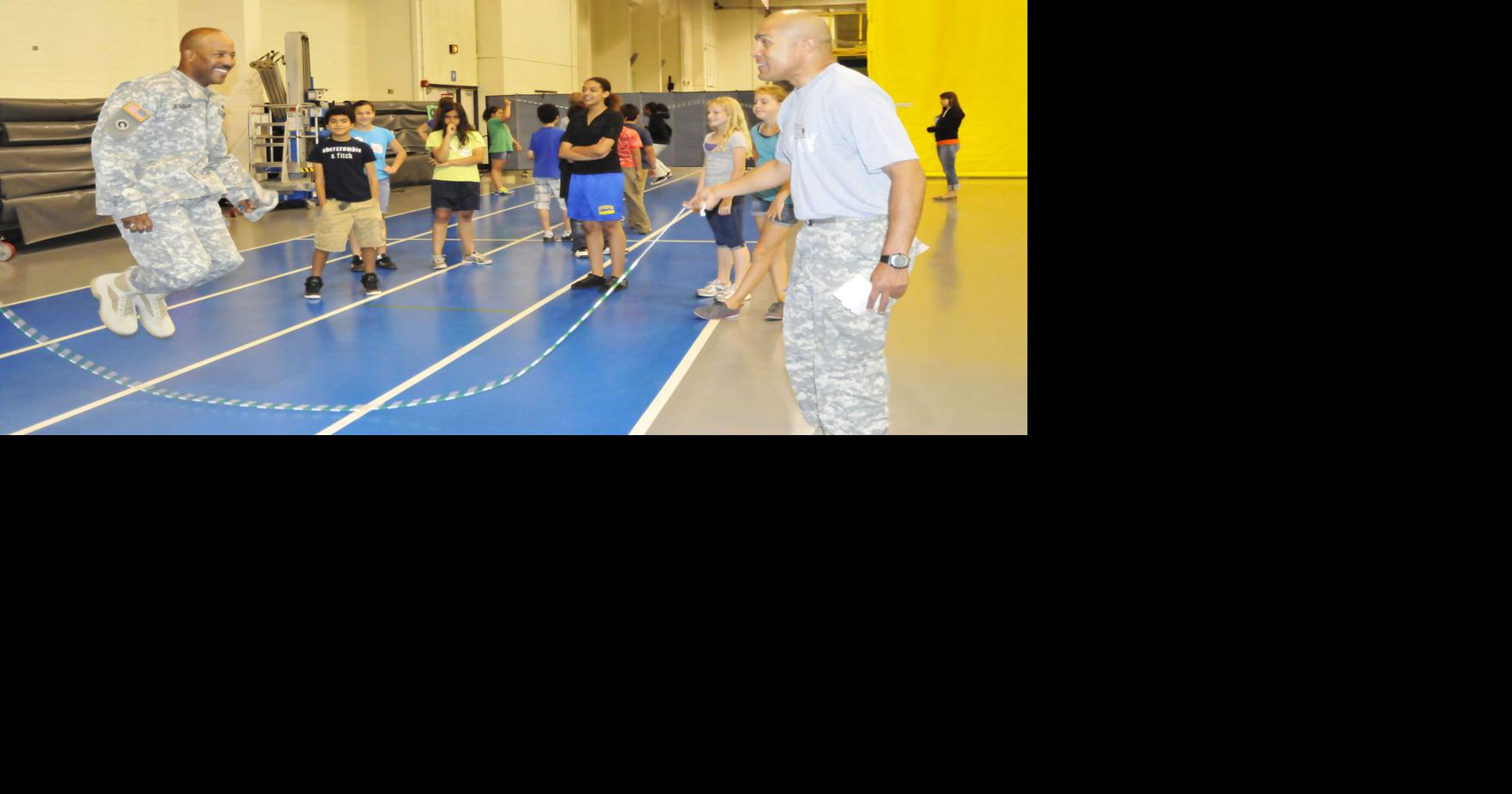 Soldiers volunteer at school as part of International Game Day | Local ...
