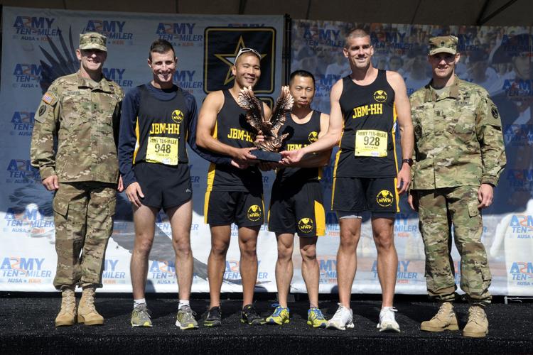 JBM-HH mixed masters team wins first place at Army Ten-Miler | Local ...