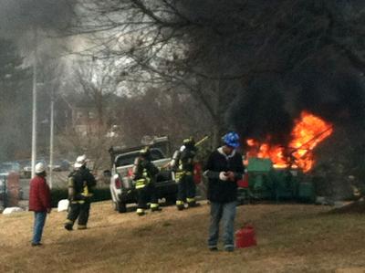 Firefighters respond to tar pot fire near Exchange | Local | dcmilitary.com