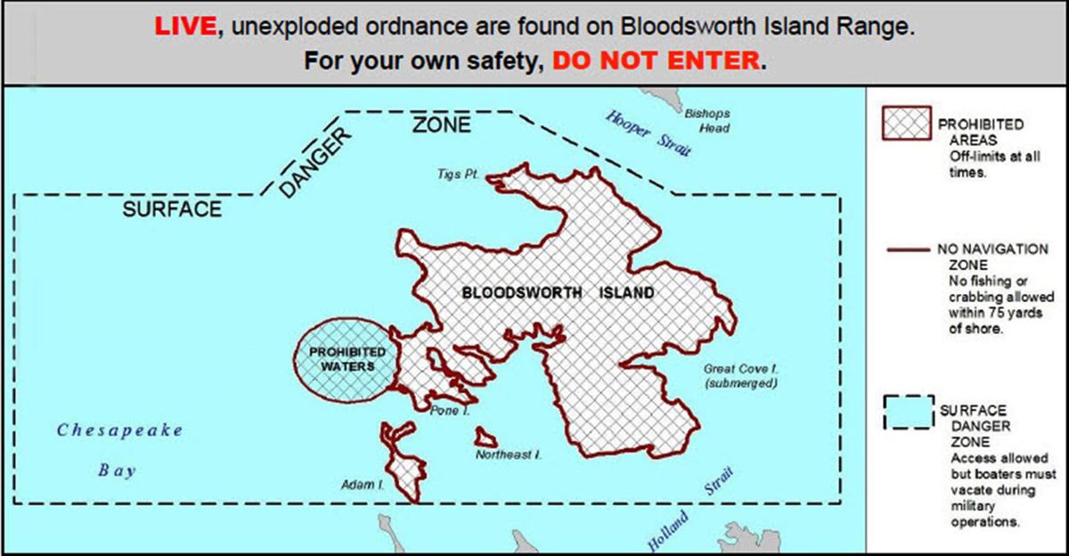 Bloodsworth Island Range and surrounding waters off limits to public ...