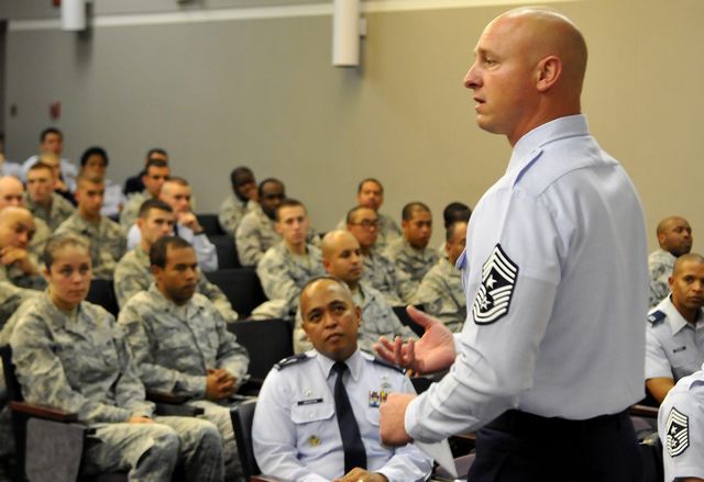 AFDW Chief discusses changes across the Air Force with JBAB Airmen ...