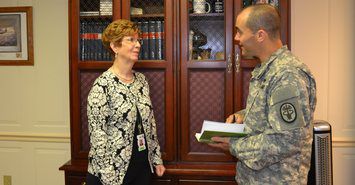 A Bittersweet Farewell As Ellen Strock, Executive Secretary to the ...