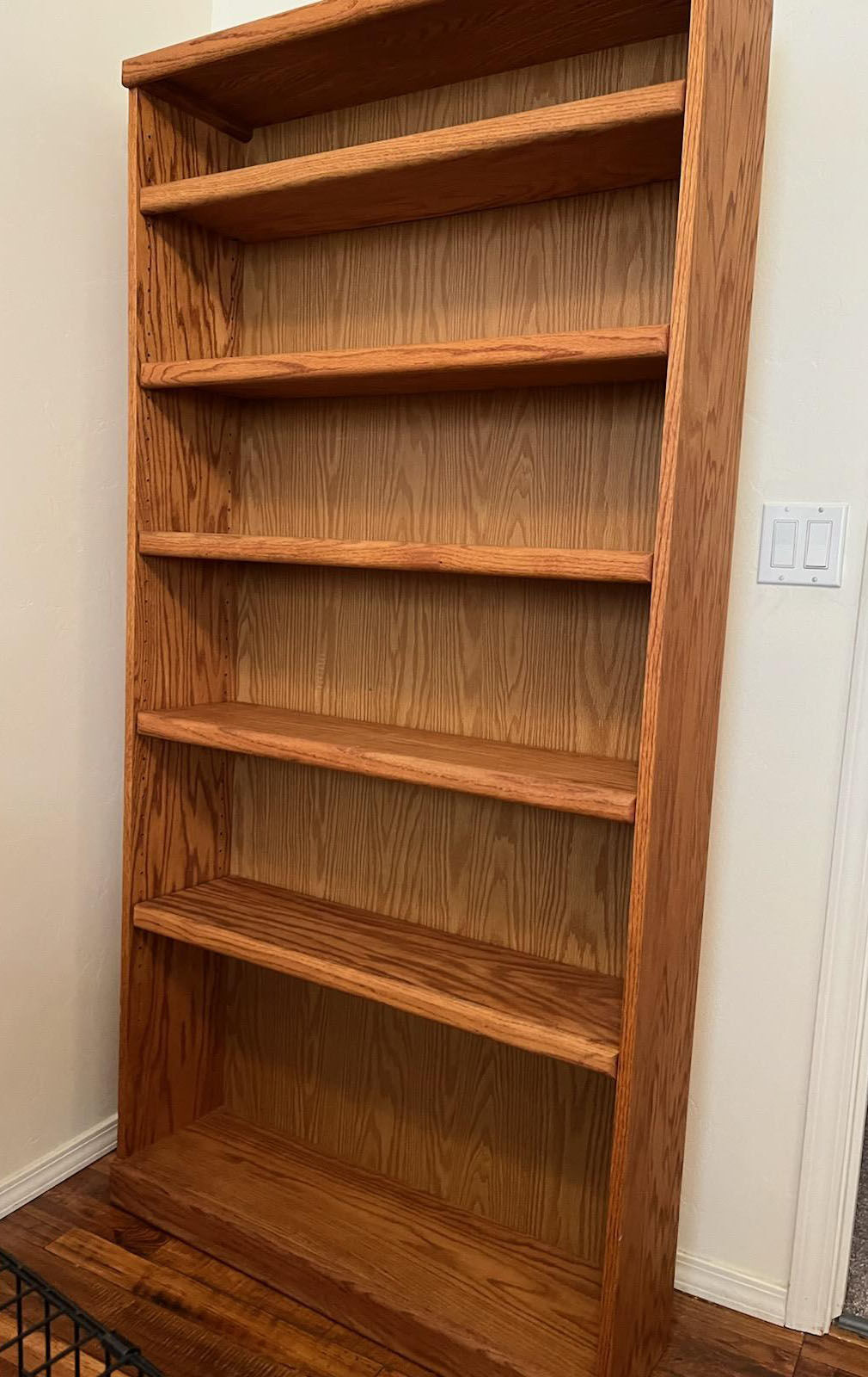 BOOKSHELF, 5 ADJ. shelves, all wood, 72X36"X9" $60. 928-710-2566 | Items For Sale | dcourier.com
