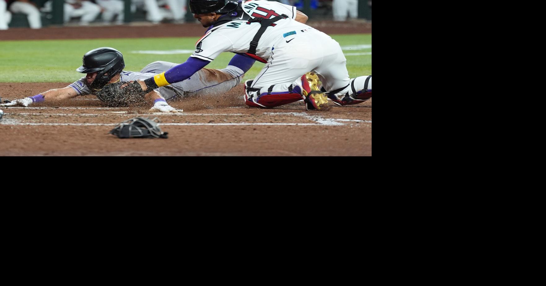 Corbin Carroll lines RBI single in 9th, Diamondbacks knock off Rockies ...