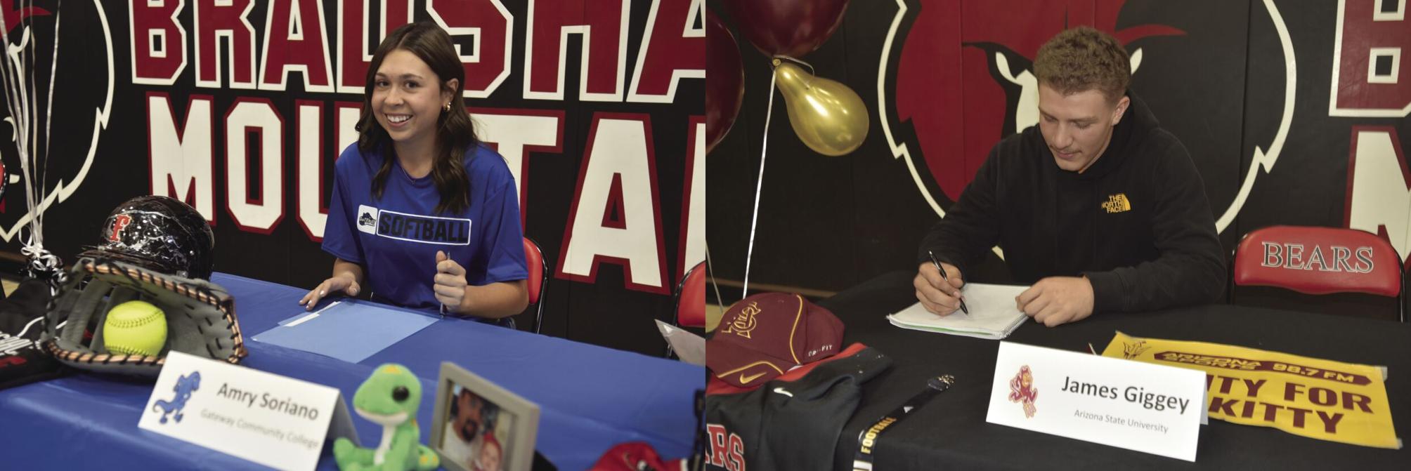 Two Bradshaw students sign with college teams | Sports | dcourier.com