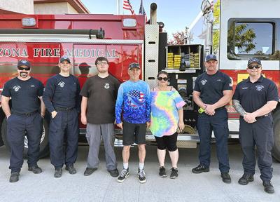 Cardiac-arrest survivor visits CAFMA crew that helped save his life ...