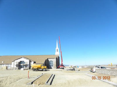 Photo Gallery: LDS church steeple-raising | Photo Galleries | dcourier.com