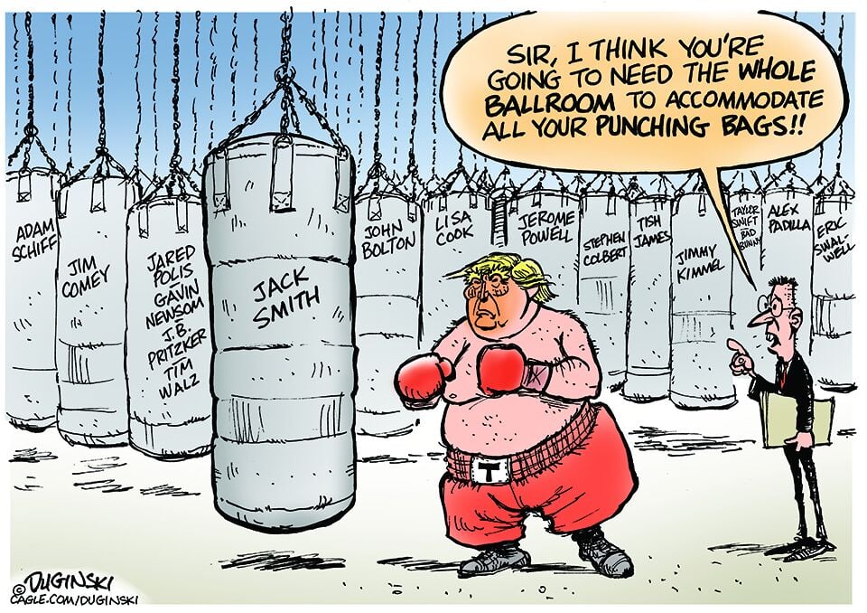 Editorial cartoon (2): Jan. 26, 2026 | Opinion | dcourier.com