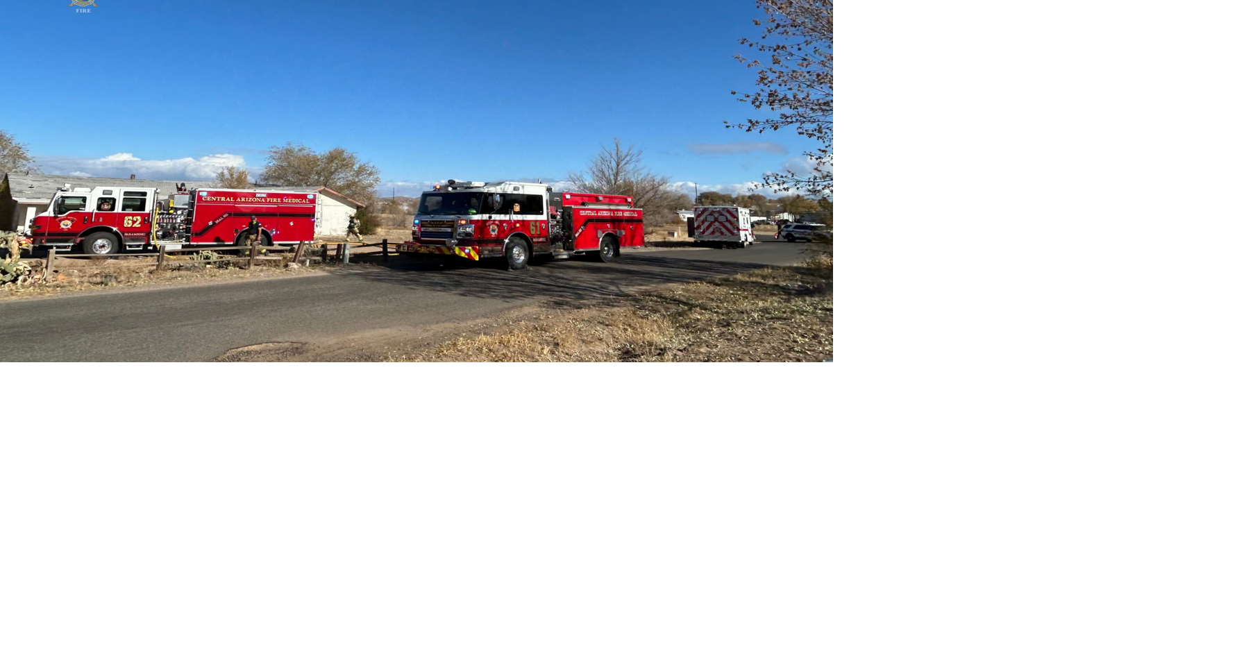CAFMA tends to vacant house fire in Chino Valley | | dcourier.com